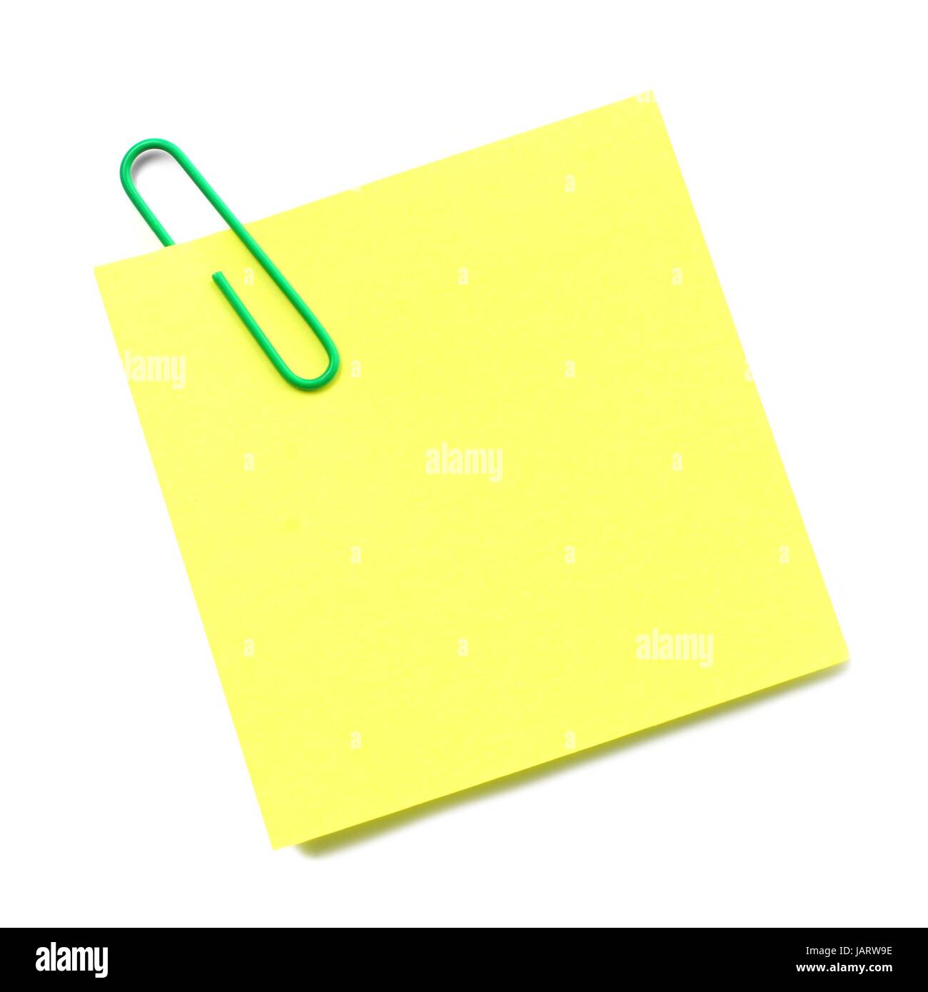 Blank sticky note on white hi-res stock photography and images - Alamy