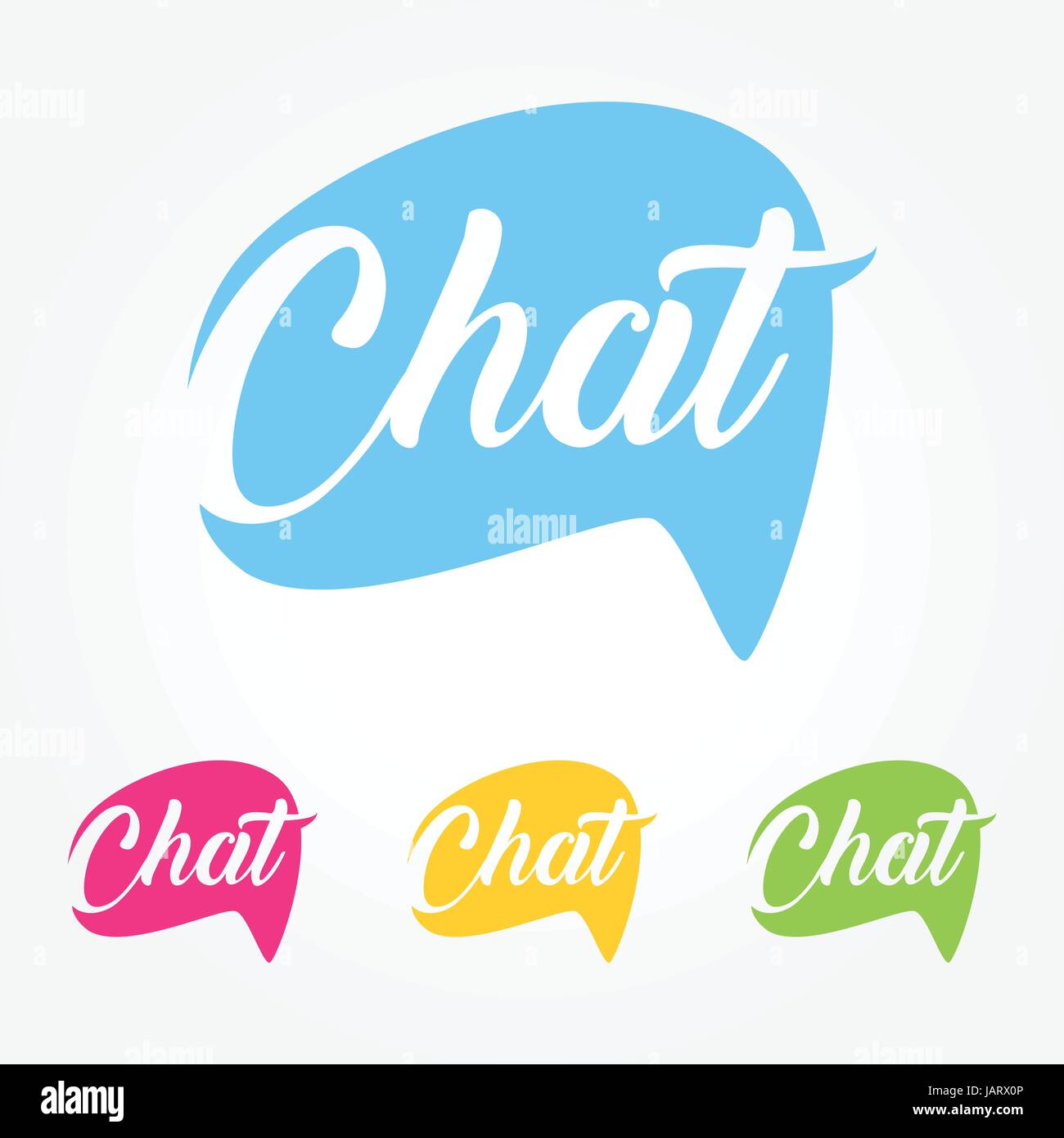 Chat social media Stock Vector Images - Alamy