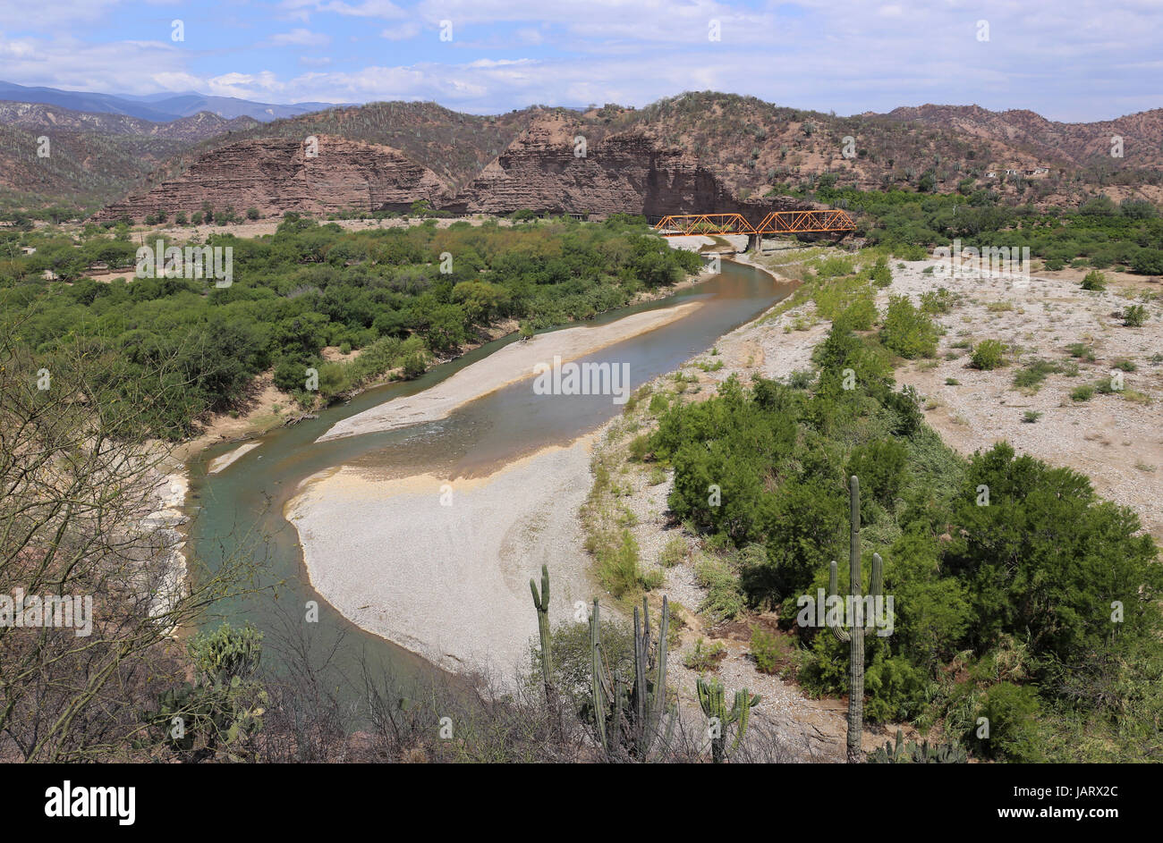 Typical Mexican Landscape Stock Photo - Alamy