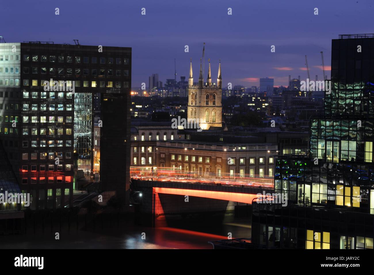 London Bridge at dusk Stock Photo - Alamy
