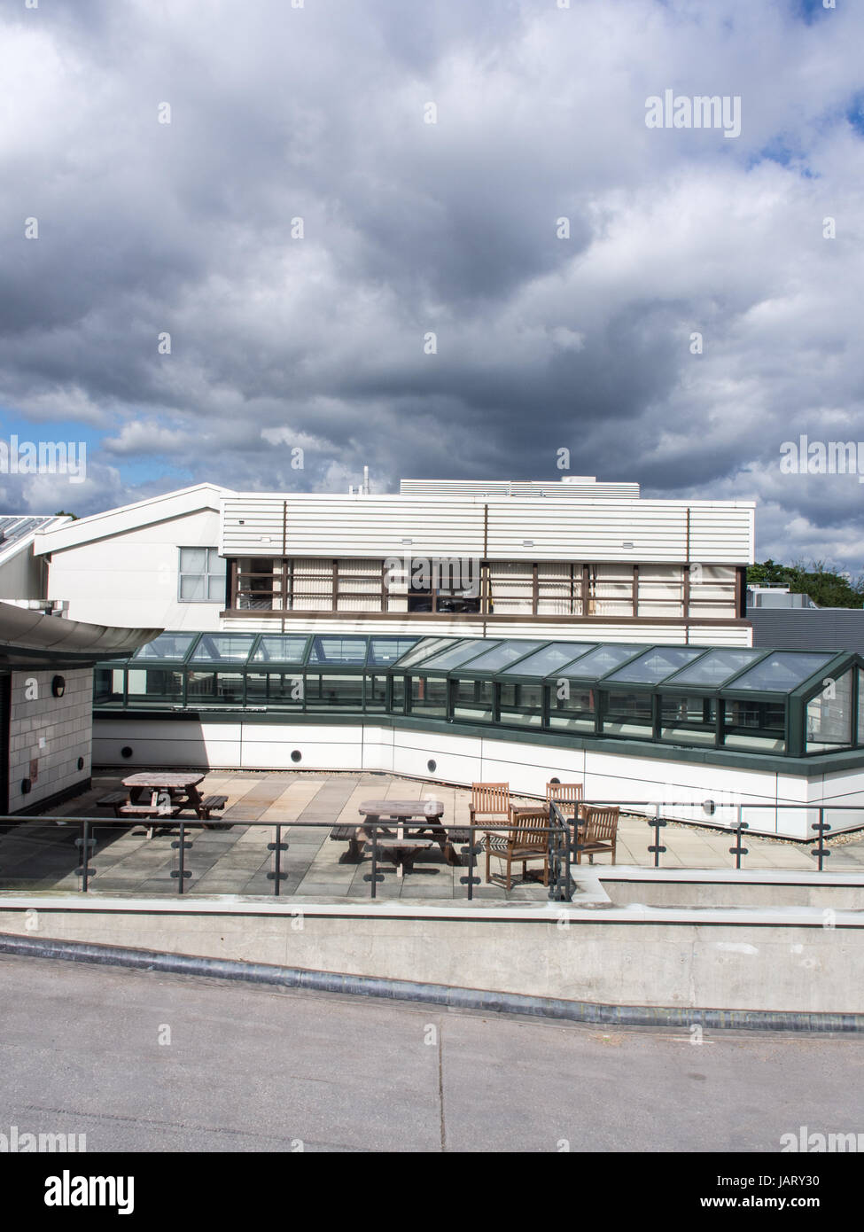 The Radiotherapy wing of the Royal Marsden Hospital in Sutton, London ...