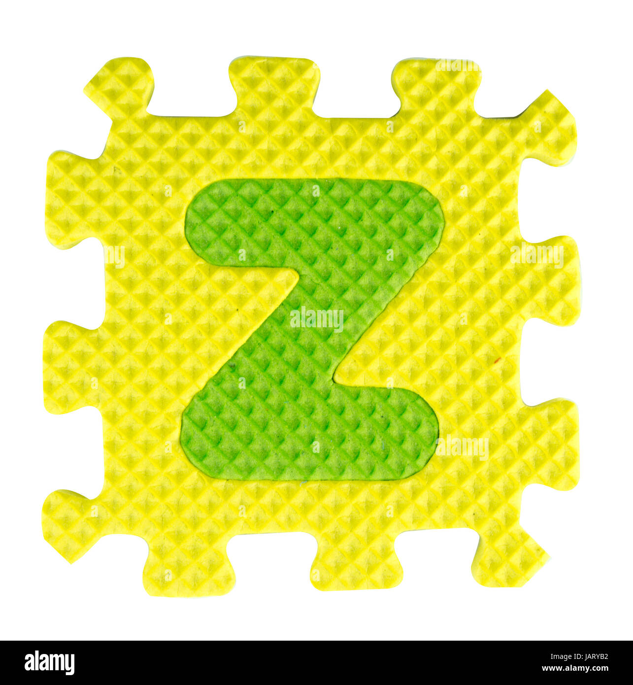 Z letterAlphabet puzzle isloated on white background , with clipping ...