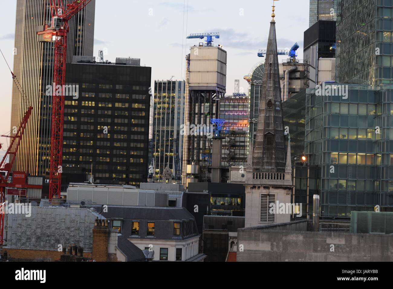 The commercial heart of london city Stock Photo - Alamy