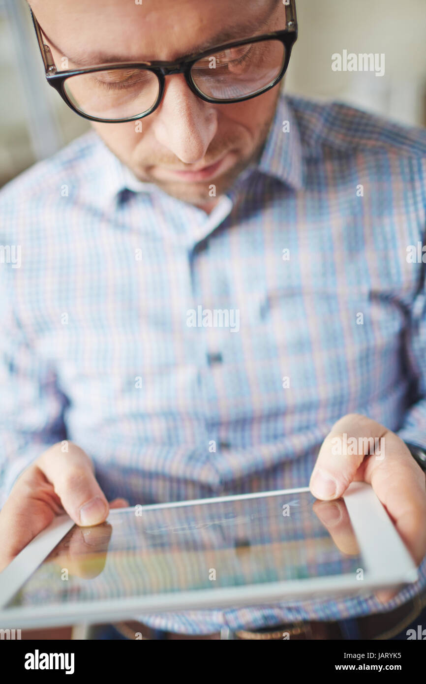 Mature man analyzing business data hi-res stock photography and images ...