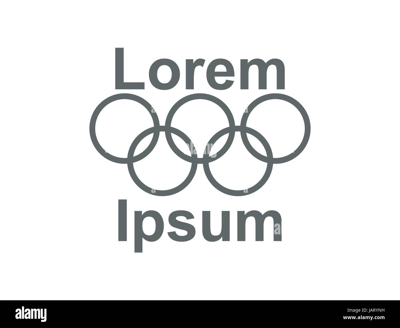 Flat business company logo Stock Vector Images - Alamy