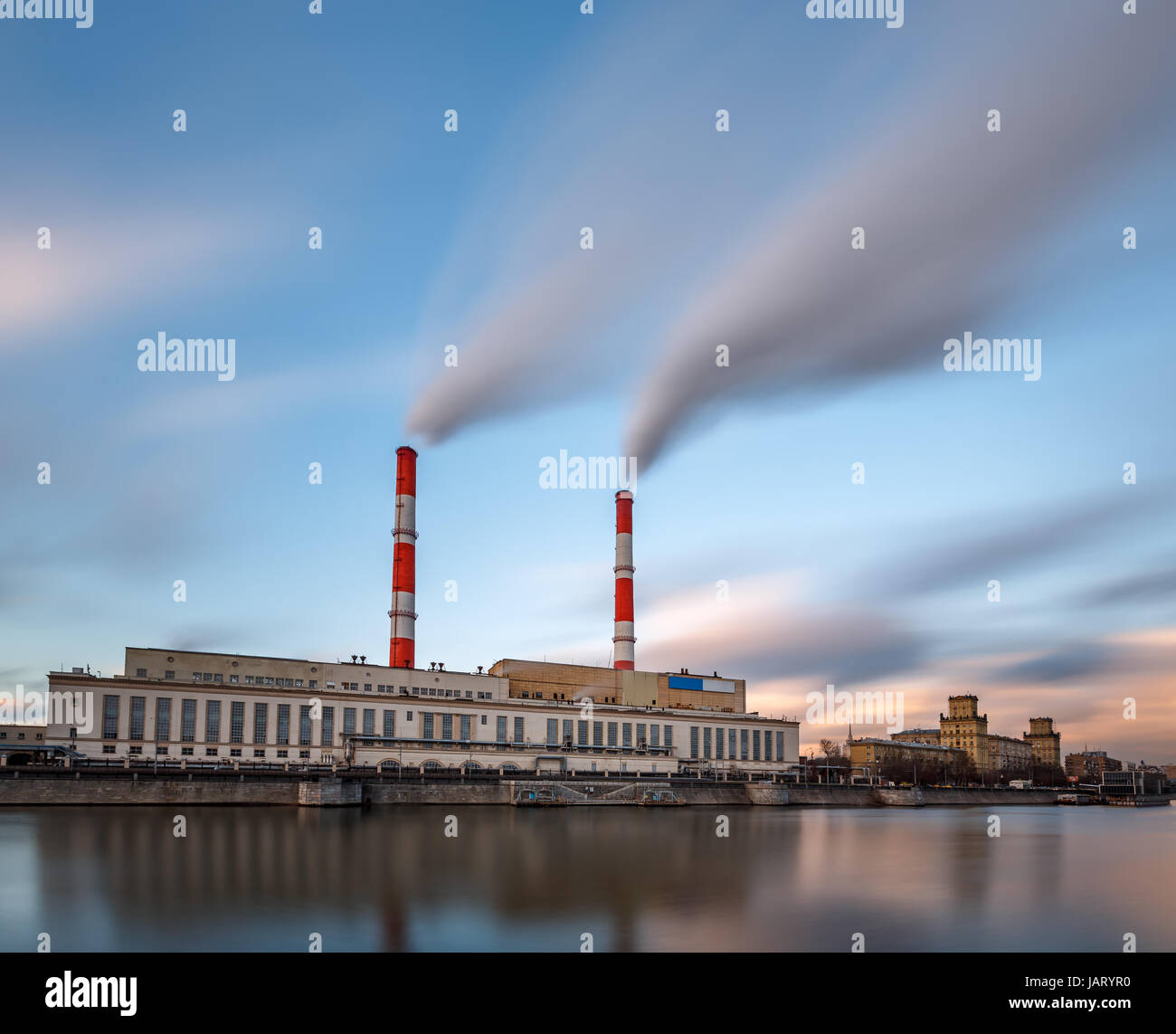 Moscow russia thermal power station hi-res stock photography and images ...