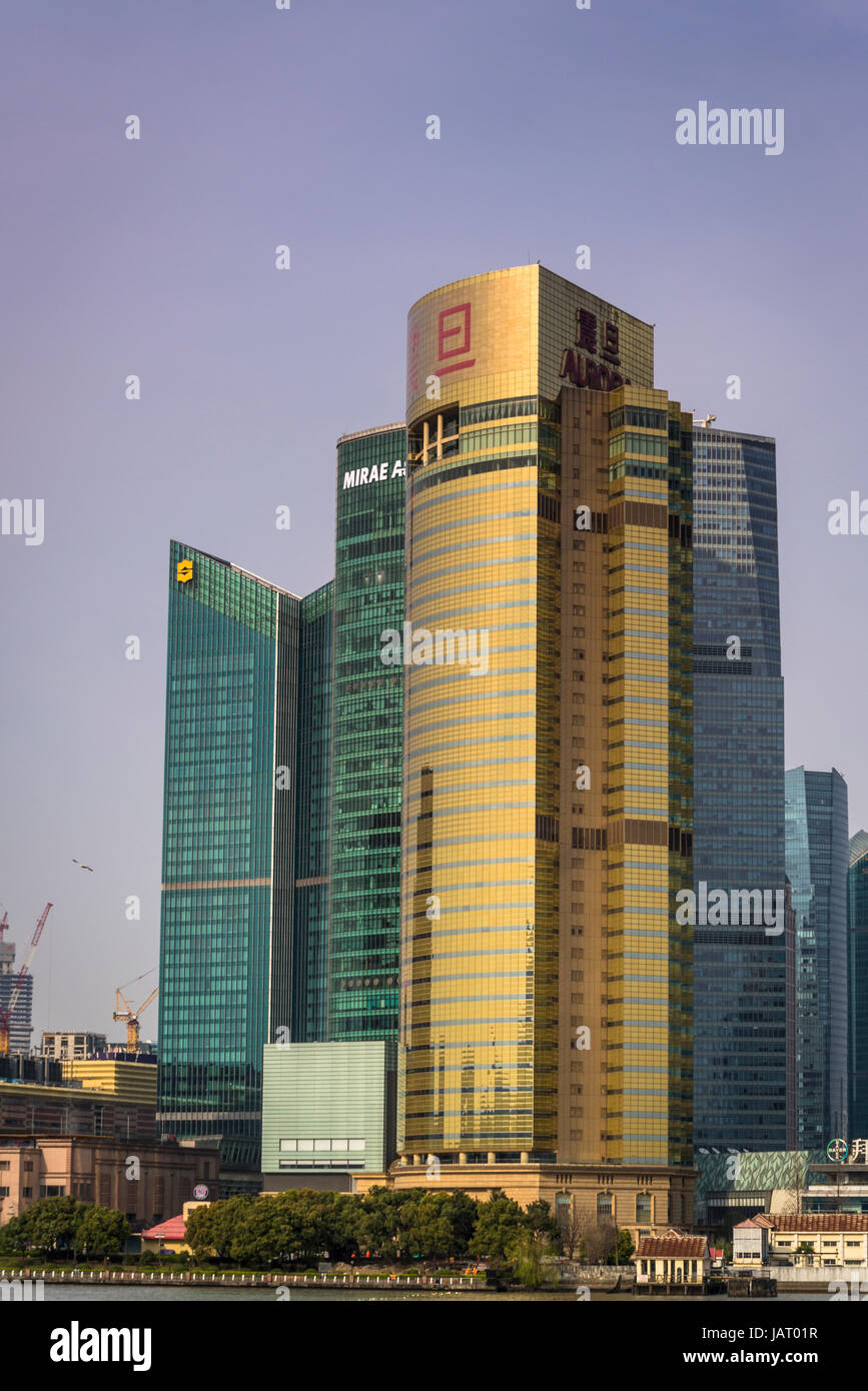 Pudong financial district skyline, Shanghai, China Stock Photo - Alamy