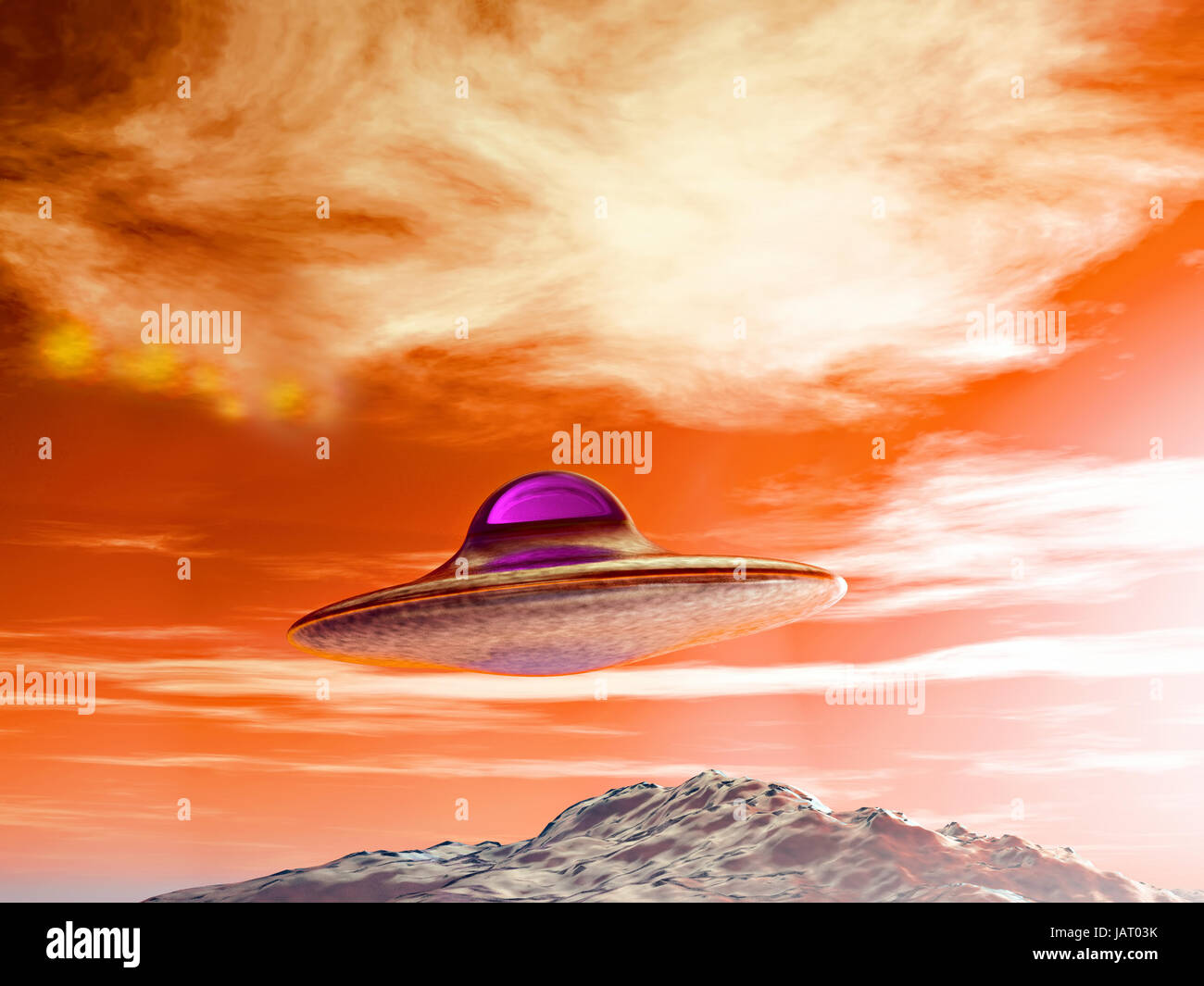 science fiction illustration Stock Photo - Alamy