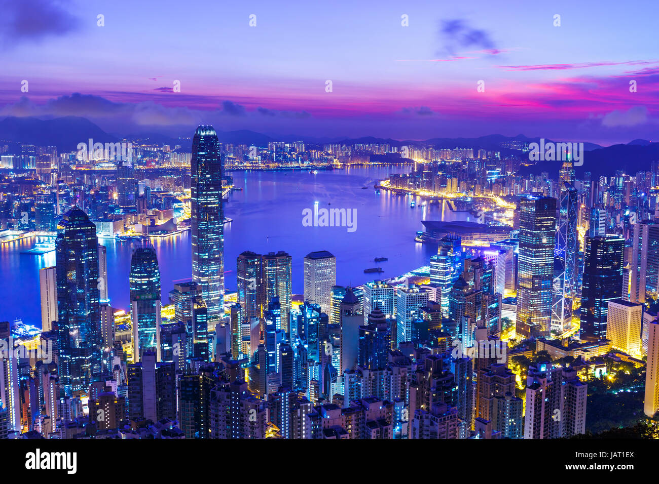 Hong Kong morning Stock Photo - Alamy