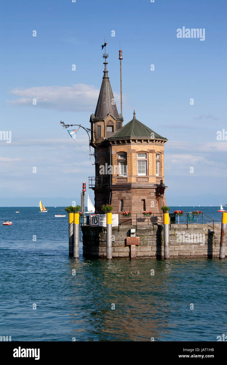 lake of constance with view to constance Stock Photo - Alamy
