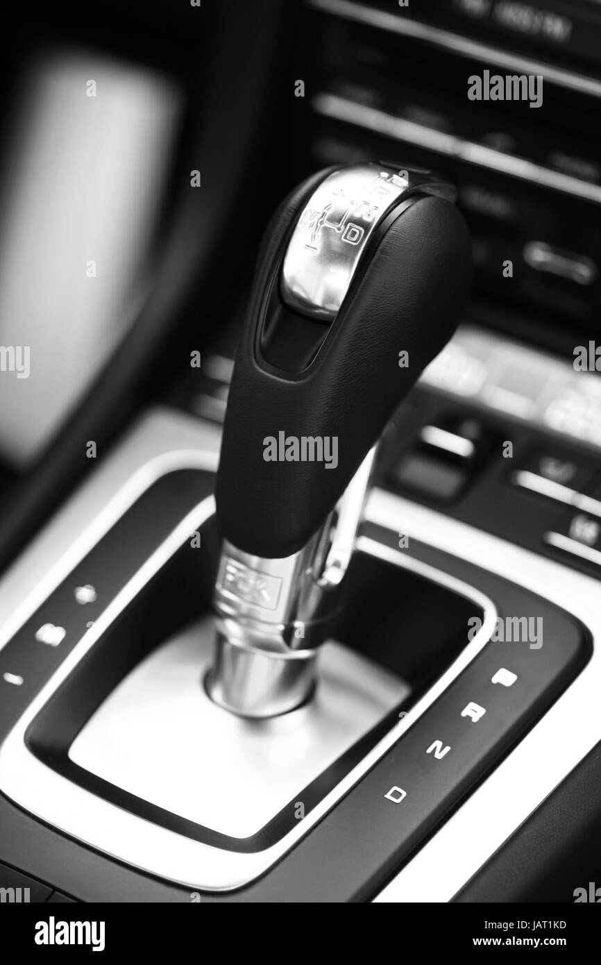 Automatic gearbox transmission Black and White Stock Photos & Images ...