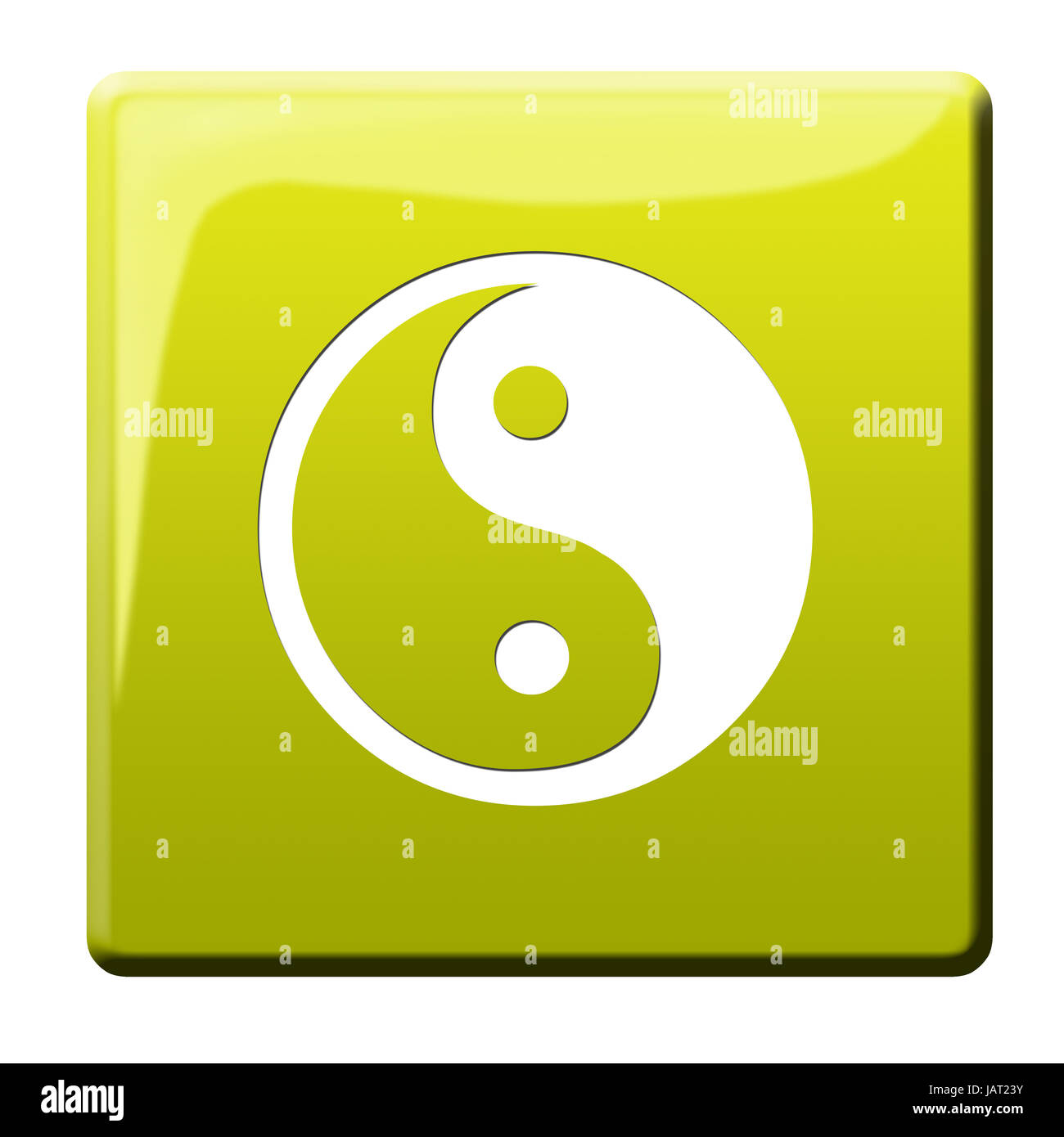 yin yang button Stock Photo - Alamy
