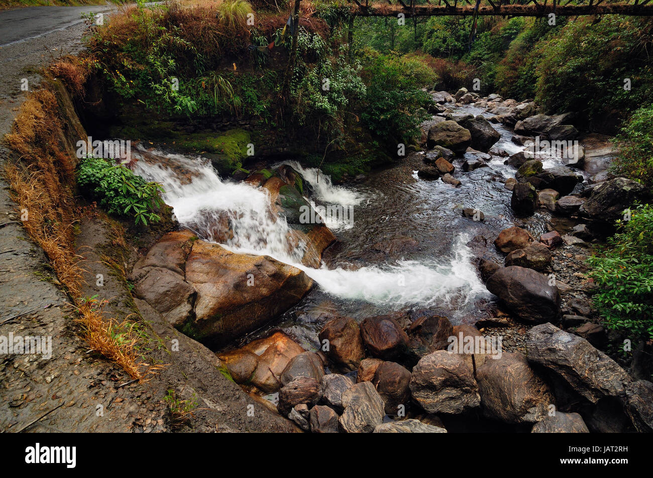 Kukhola falls, Sikkim Stock Photo - Alamy