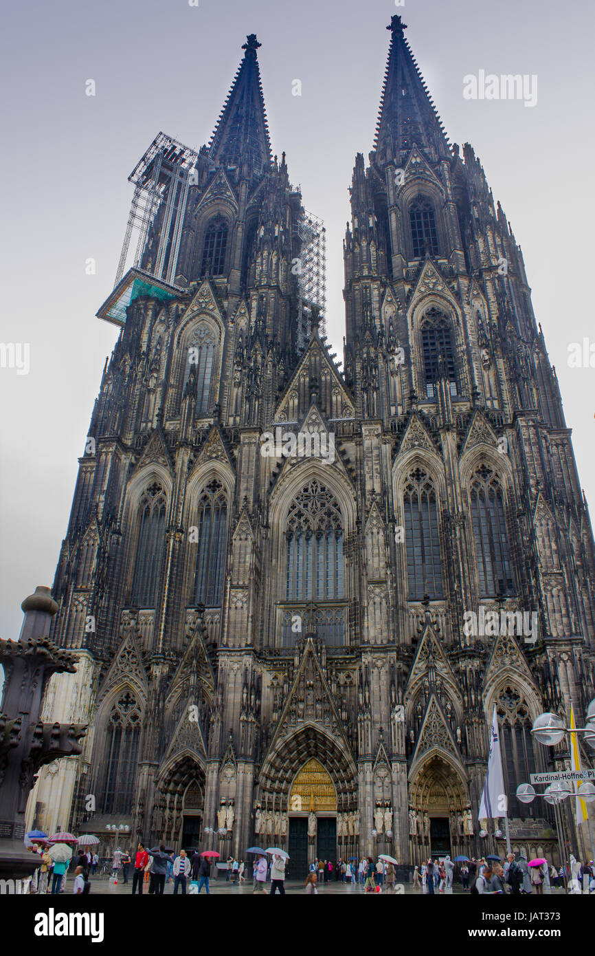 The historic building Cologne cathedral, Germany Stock Photo - Alamy