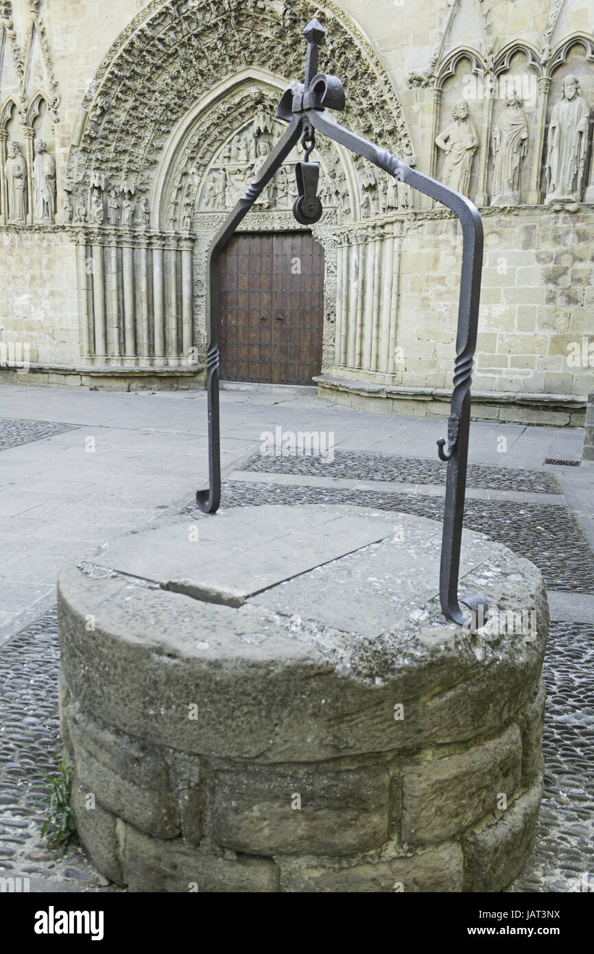 Navarre ancient medieval church of stone, construction and architecture ...