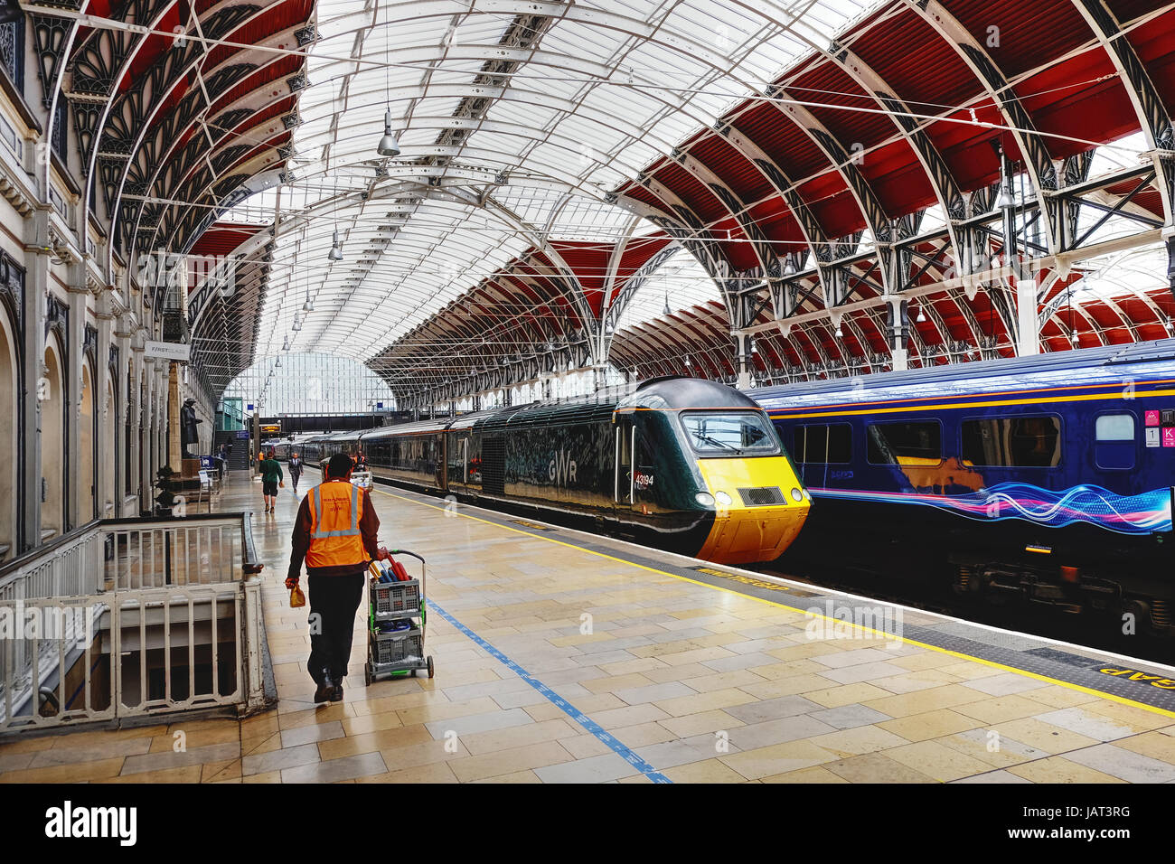 Train uk interior first great western hi-res stock photography and ...