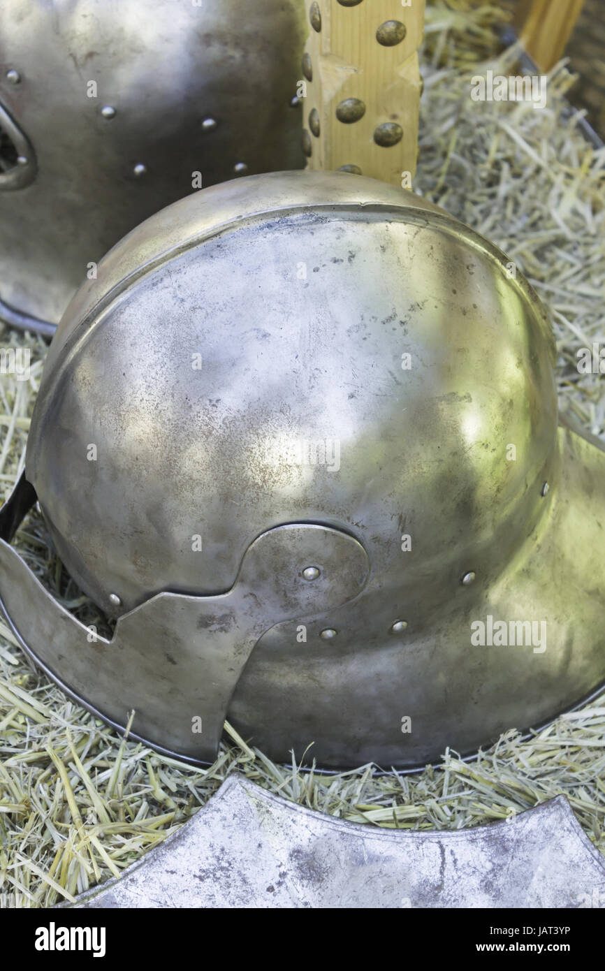 Iron armor steel medieval and ancient, war and soldiers Stock Photo - Alamy