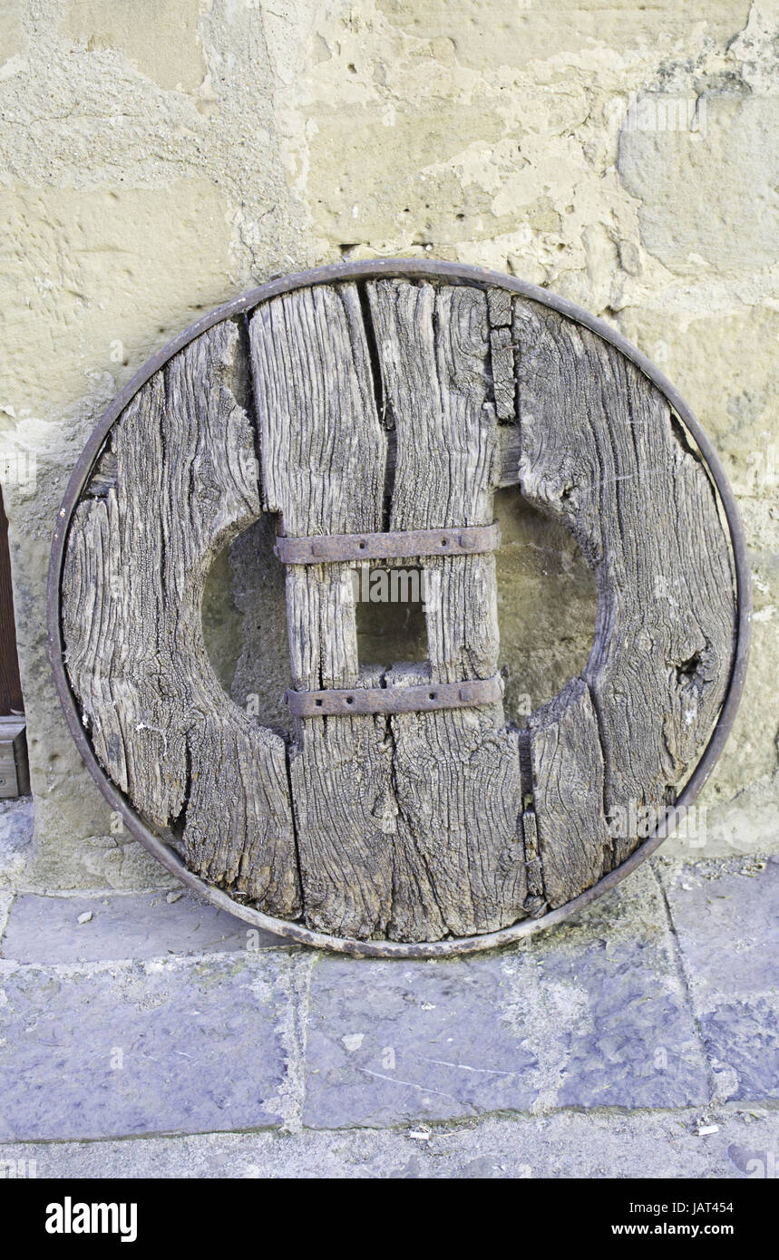 Antique Wooden Wheel medieval times, vehicle and transportation Stock ...