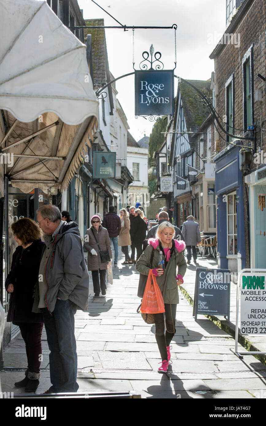 General views of Frome in Somerset - Cheap Street Stock Photo - Alamy