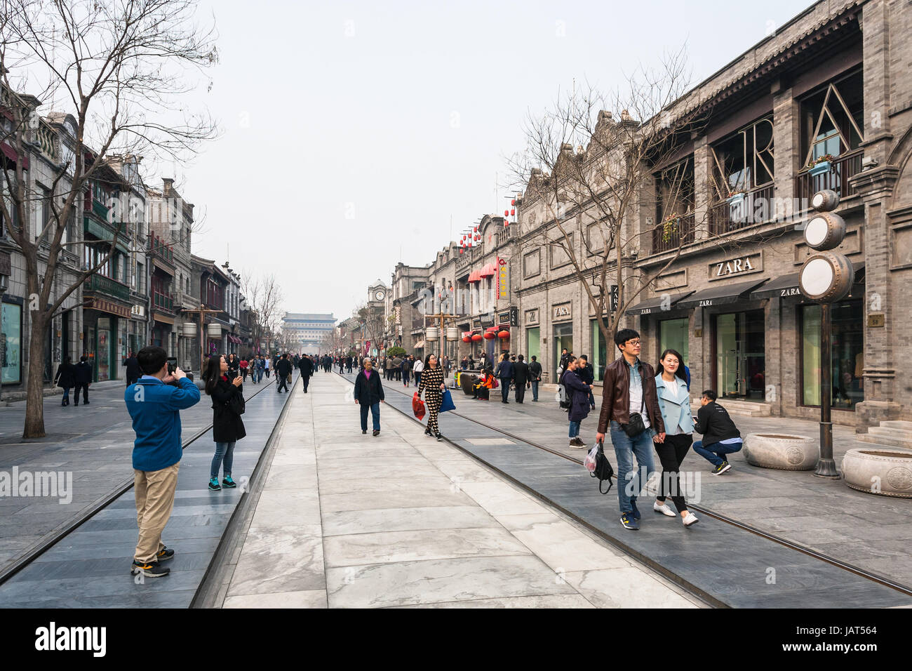 Beijing street view on hi-res stock photography and images - Alamy