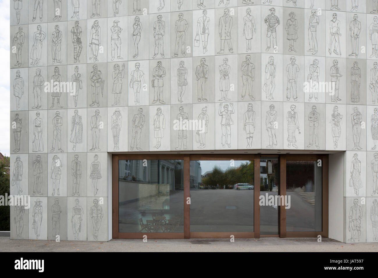 Engraved concrete artwork hi-res stock photography and images - Alamy