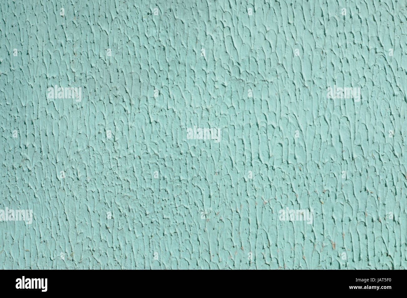 Light green color plaster wall texture. Empty bright mint color plaster ...