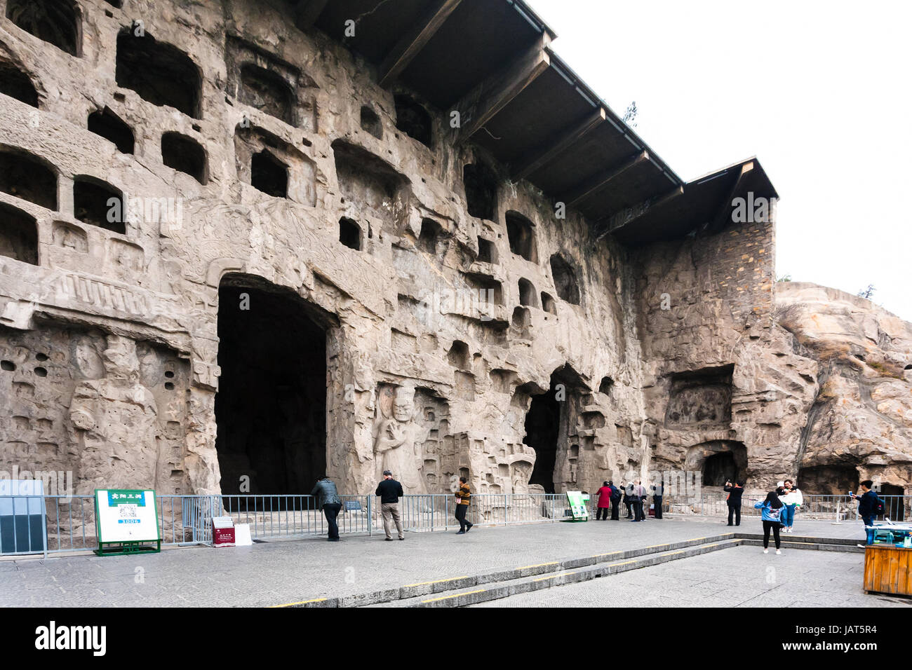 Longmen caves tourists hi-res stock photography and images - Alamy