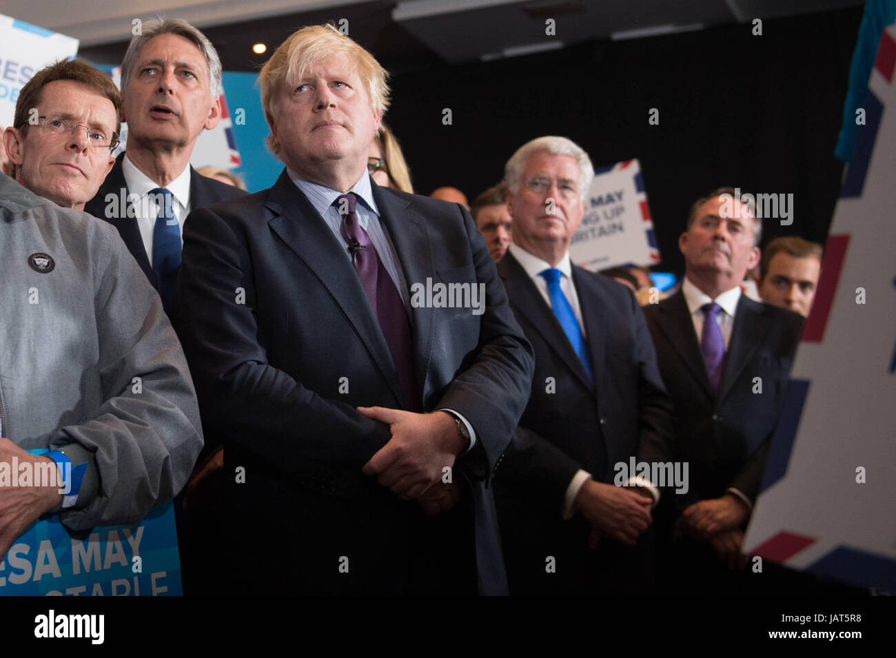 (from second left) Chancellor of the Exchequer Philip Hammond, Foreign ...