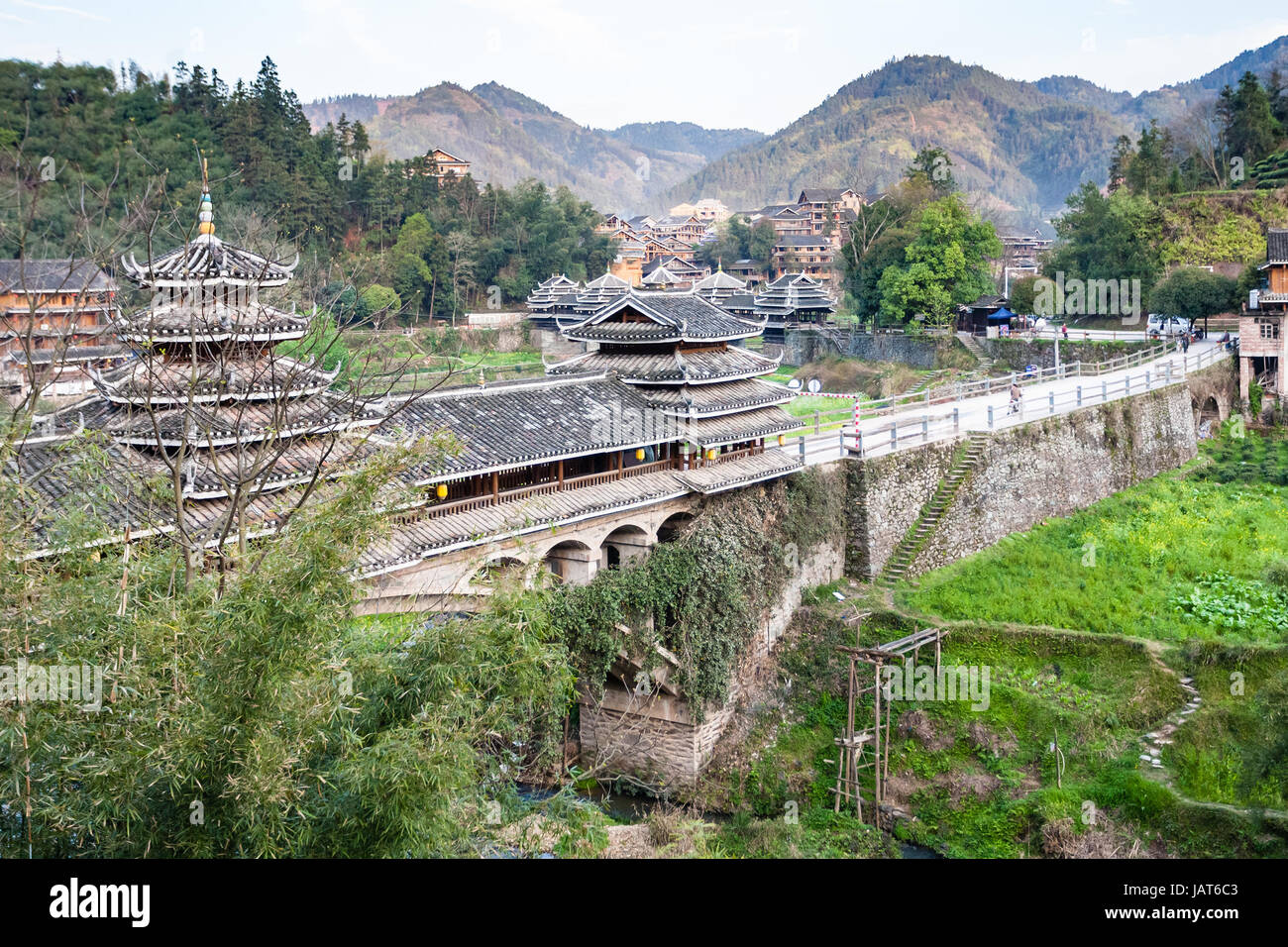 CHENGYANG, CHINA - MARCH 26, 2017: view of Chengyang Wind and Rain ...