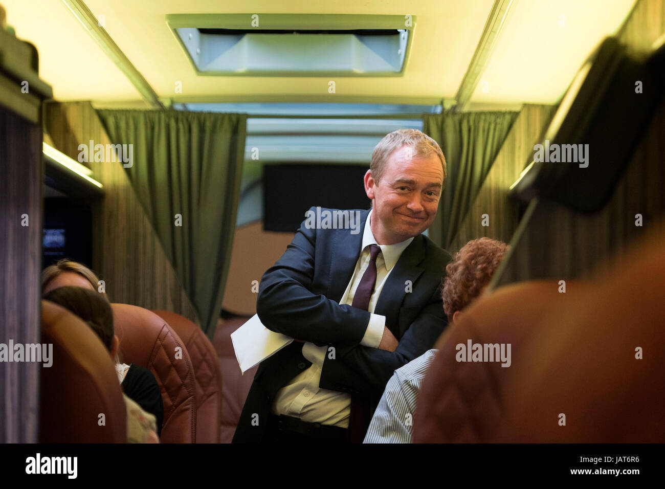 Liberal democrats bus hi-res stock photography and images - Alamy