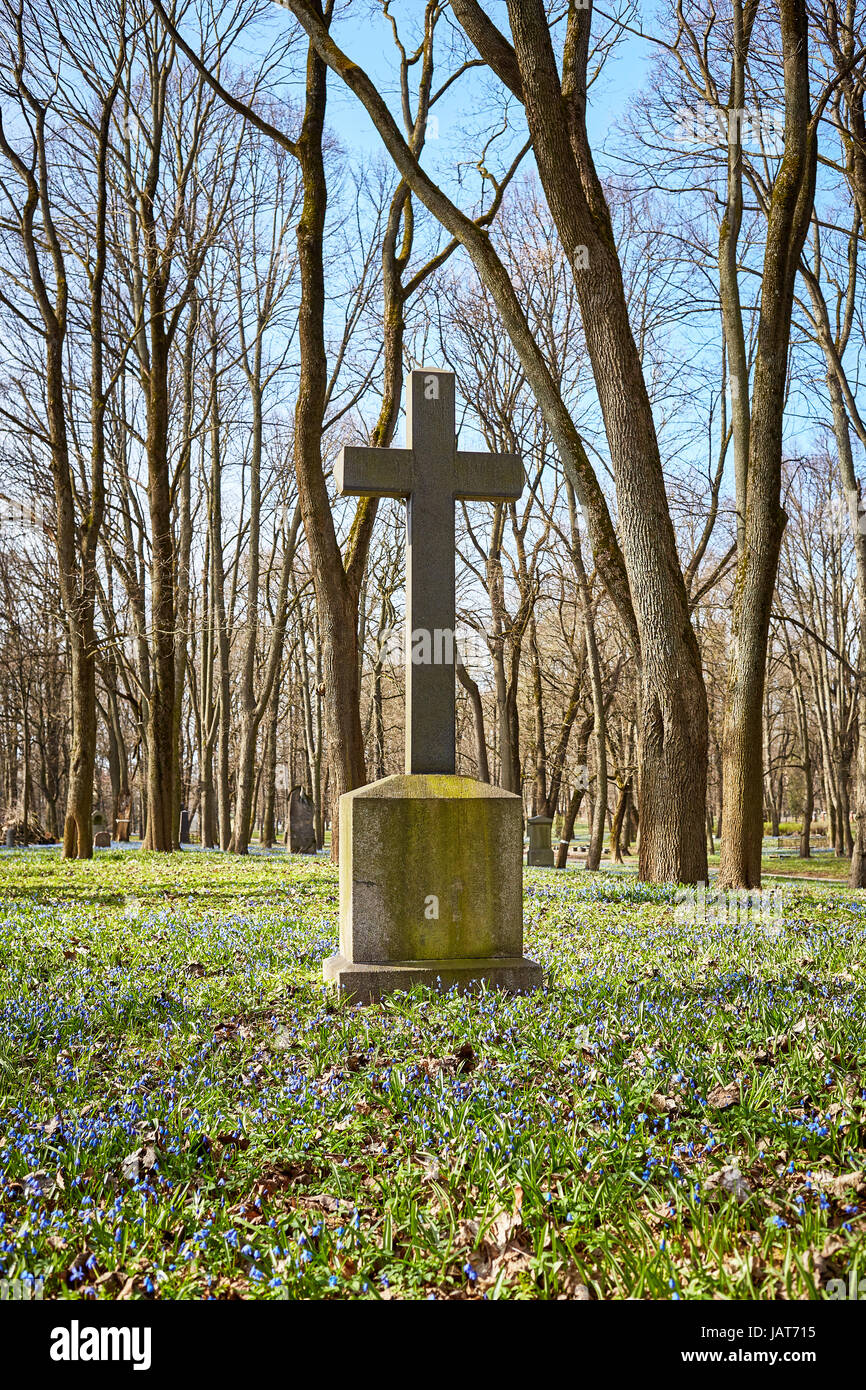 Historic cemetery cross hi-res stock photography and images - Alamy