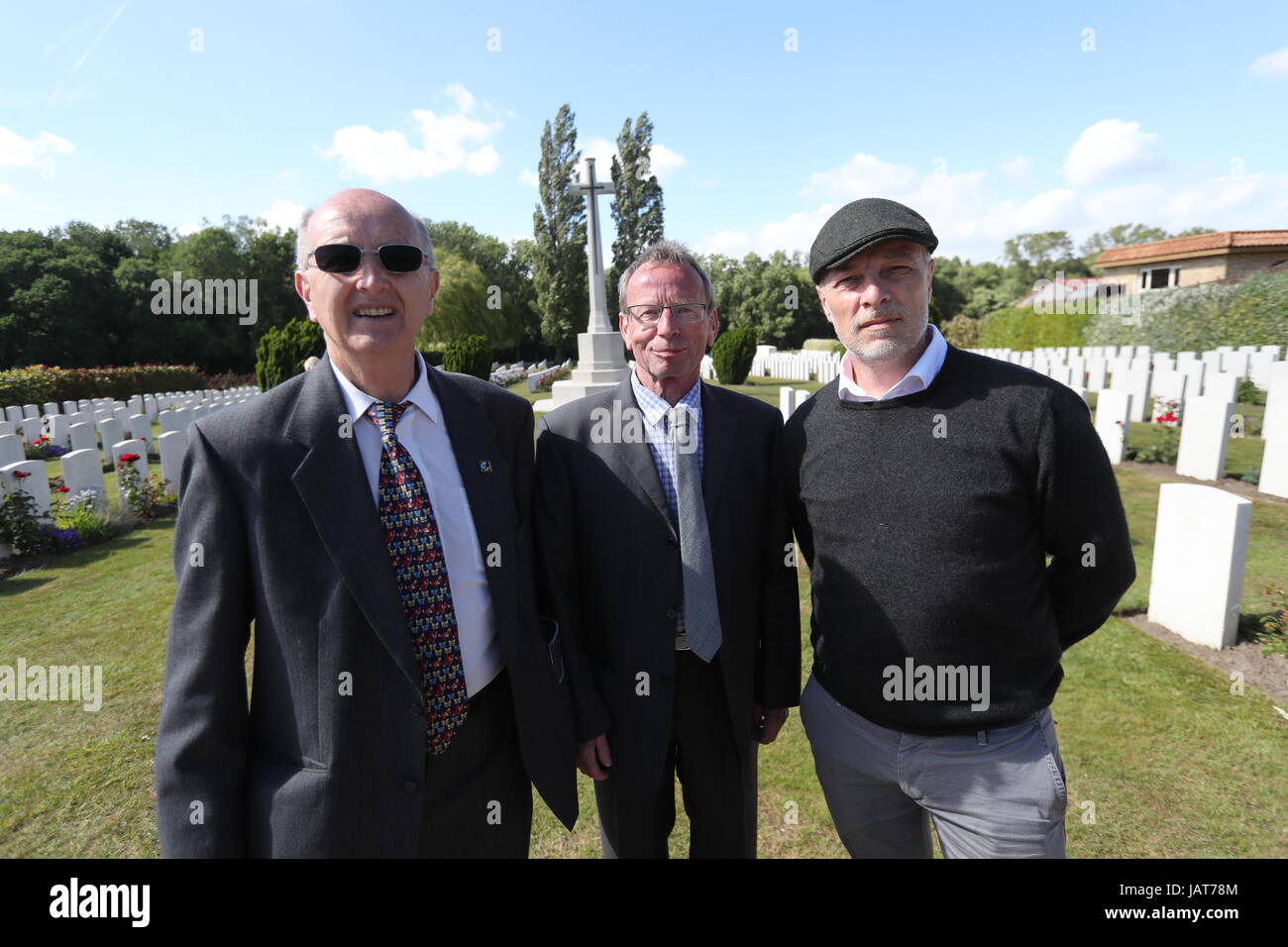 (Left-right) Jack Dogherty, Sean Moran and Brian Cuddy following a ...