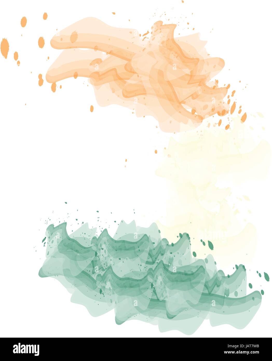 Isolated Indian flag Stock Vector Image & Art - Alamy