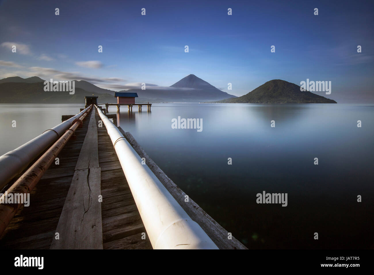 Maitara and Tidore Island Stock Photo - Alamy