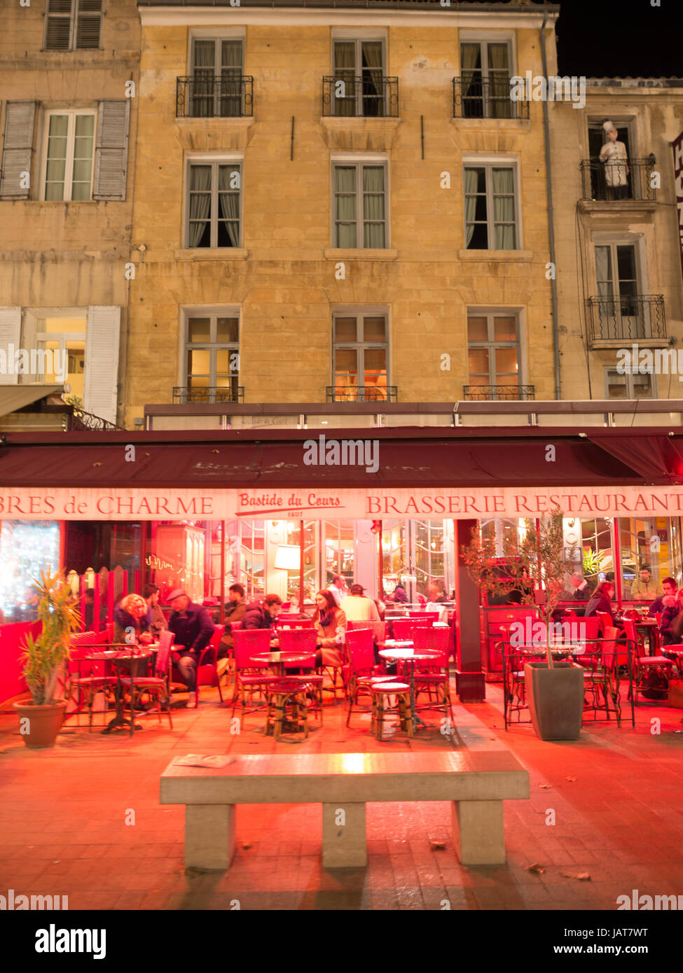 At night in Cours Mirabeau, Aix-en-Provence Stock Photo - Alamy