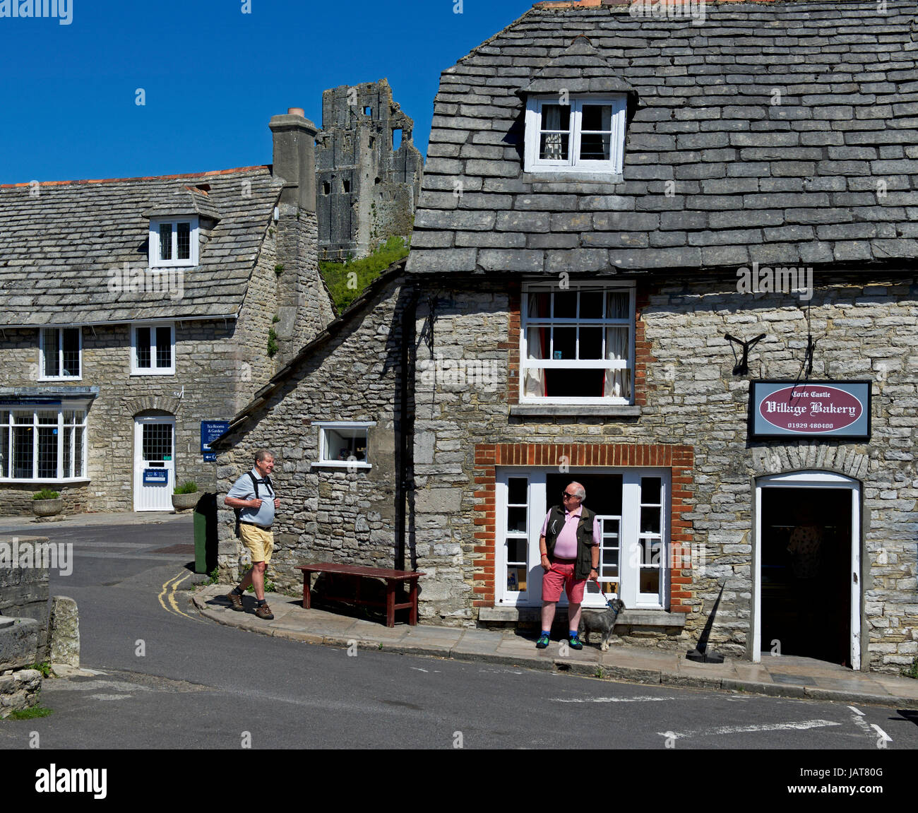 Village bakery corfe castle hi-res stock photography and images - Alamy