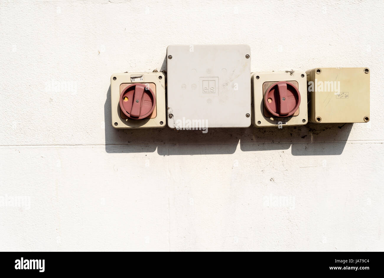 Exterior wall plug socket hi-res stock photography and images - Alamy