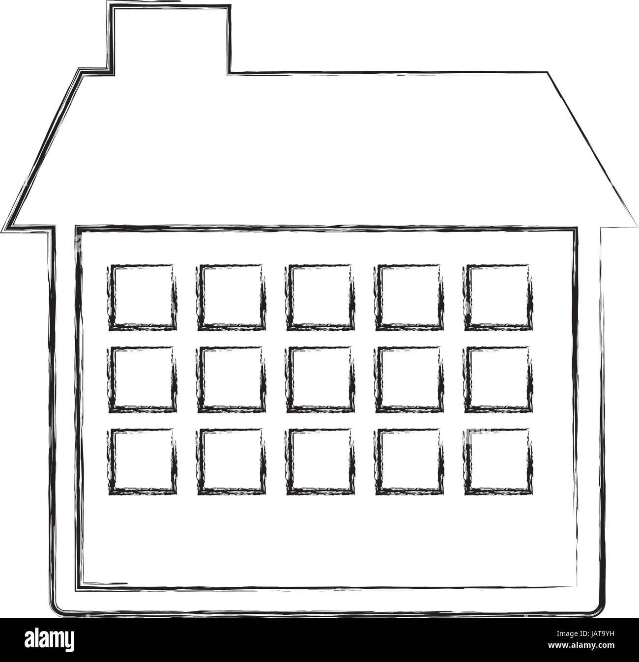exterior building drawing icon Stock Vector Image & Art - Alamy