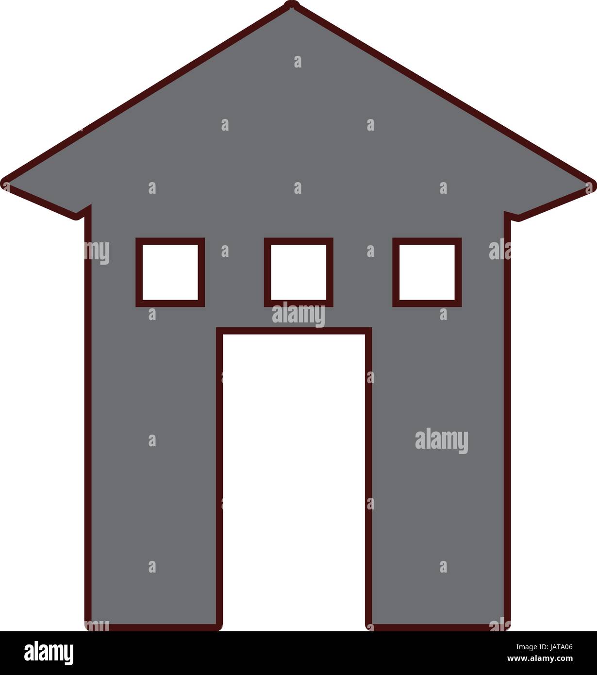 exterior building drawing icon Stock Vector Image & Art - Alamy
