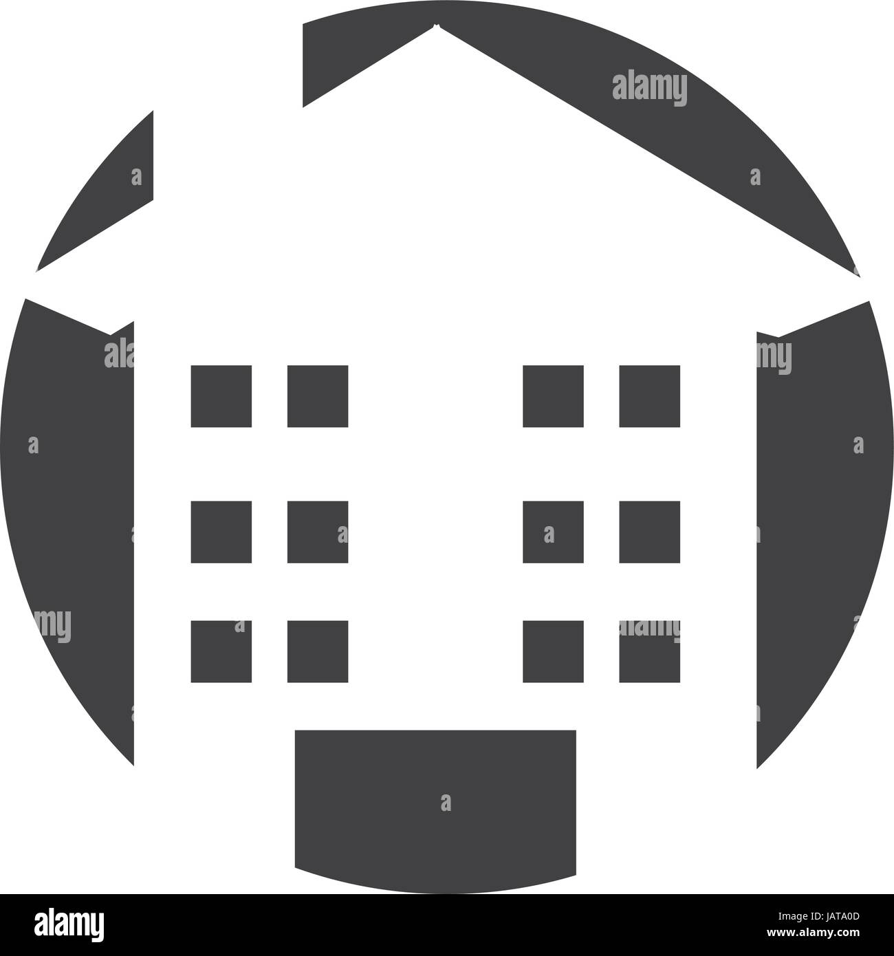 exterior building drawing icon Stock Vector Image & Art - Alamy