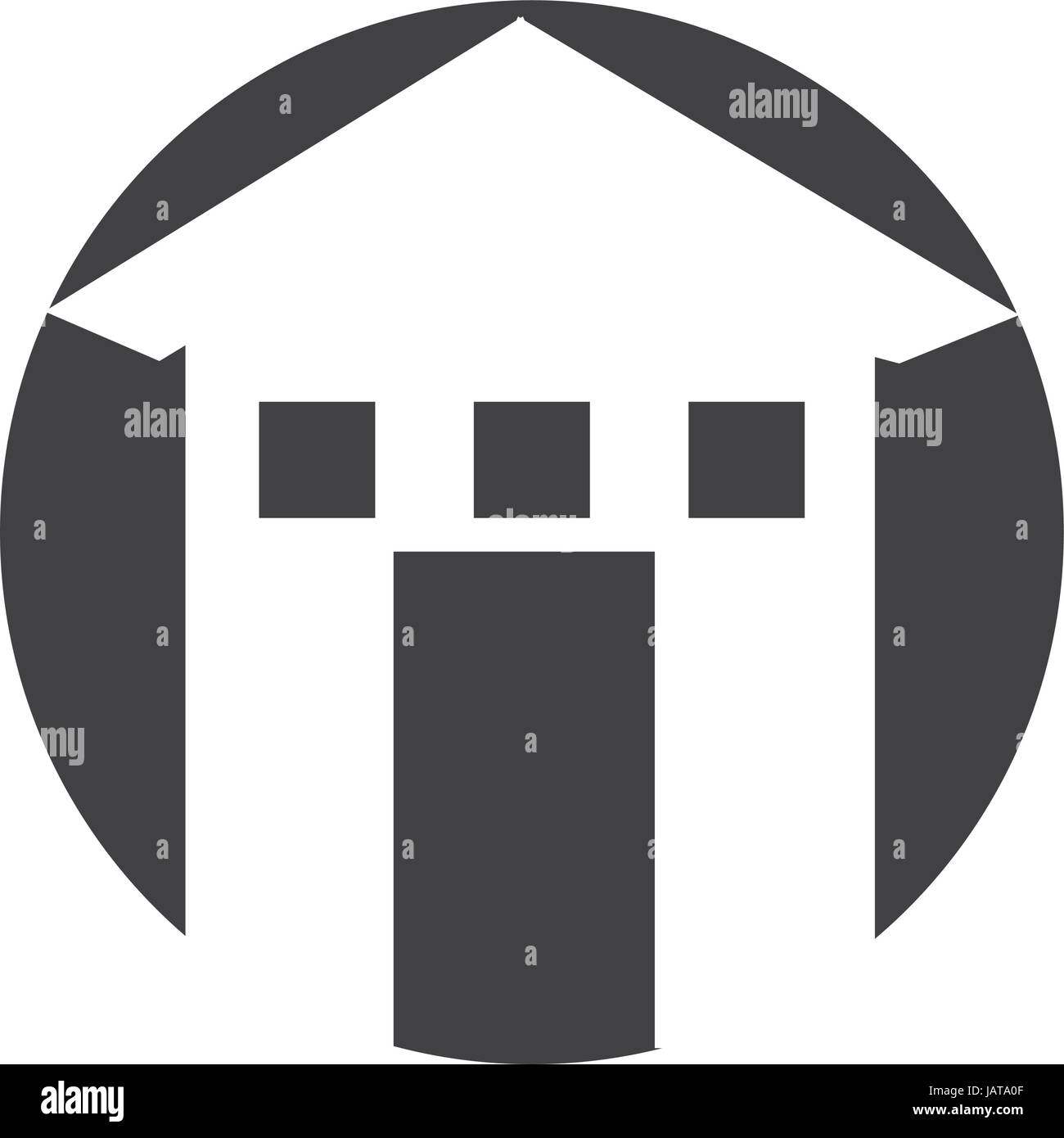 exterior building drawing icon Stock Vector Image & Art - Alamy