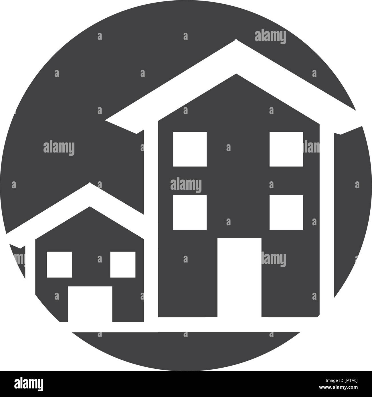 exterior house isolated icon Stock Vector Image & Art - Alamy
