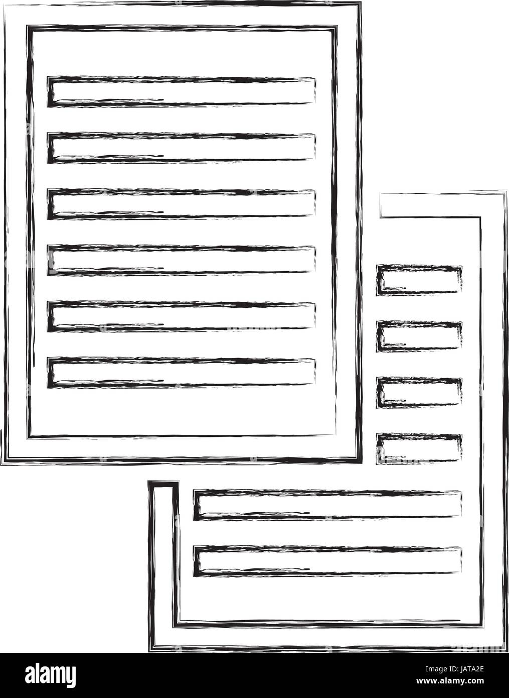 paper document isolated icon Stock Vector Image & Art - Alamy