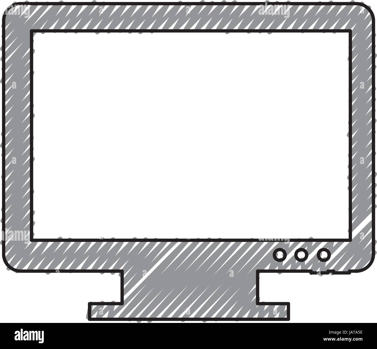 monitor computer desktop isolated icon Stock Vector Image & Art - Alamy
