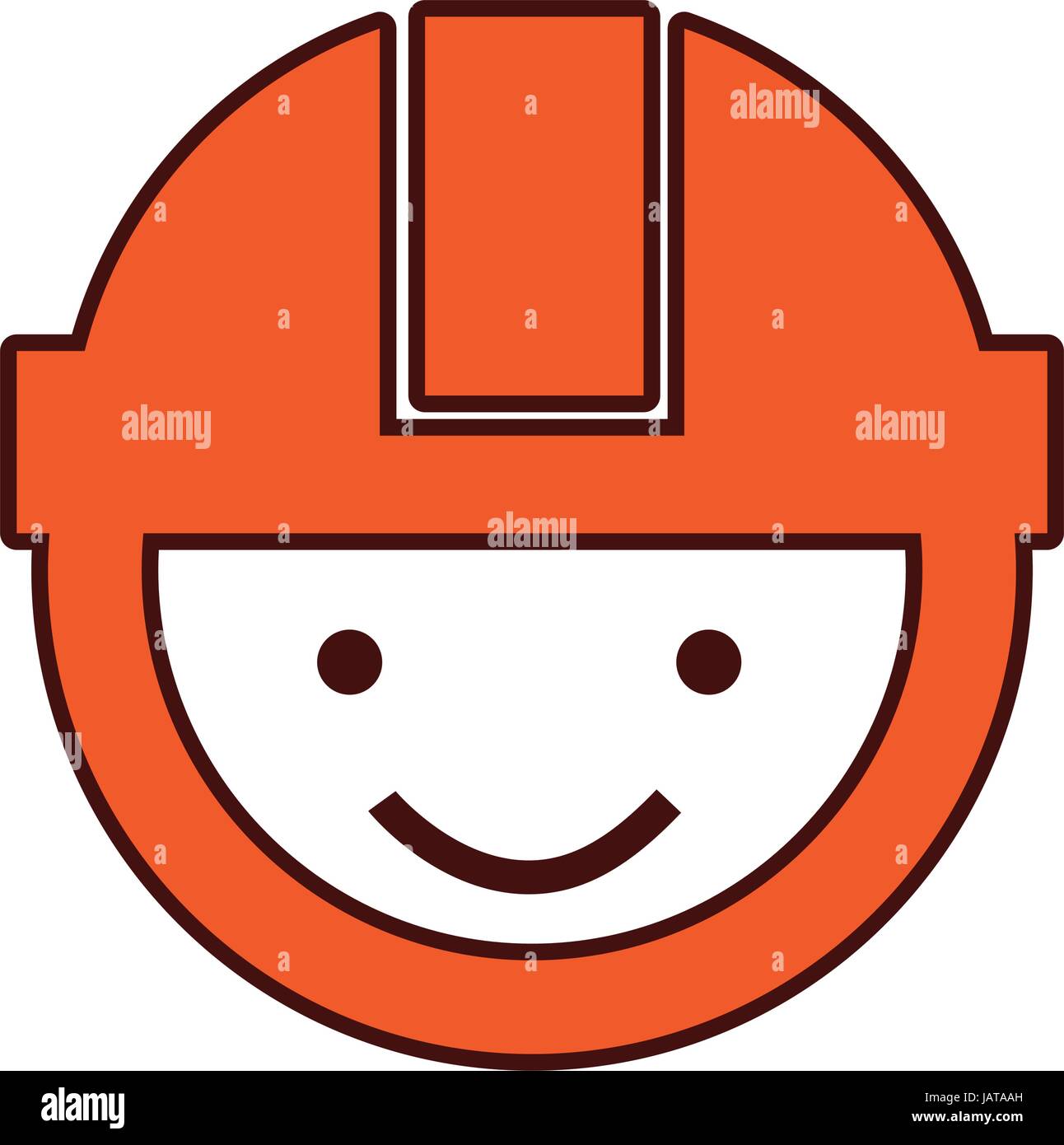builder head with helmet Stock Vector Image & Art - Alamy