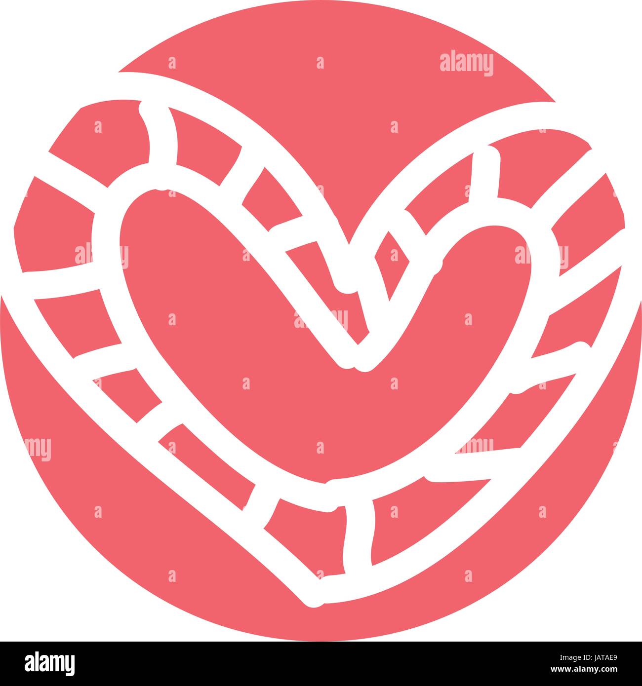 beautiful heart drawing icon Stock Vector Image & Art - Alamy