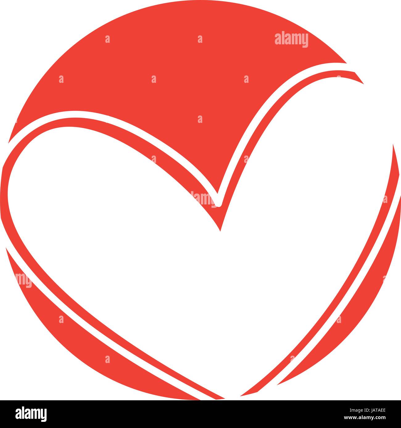 beautiful heart drawing icon Stock Vector Image & Art - Alamy