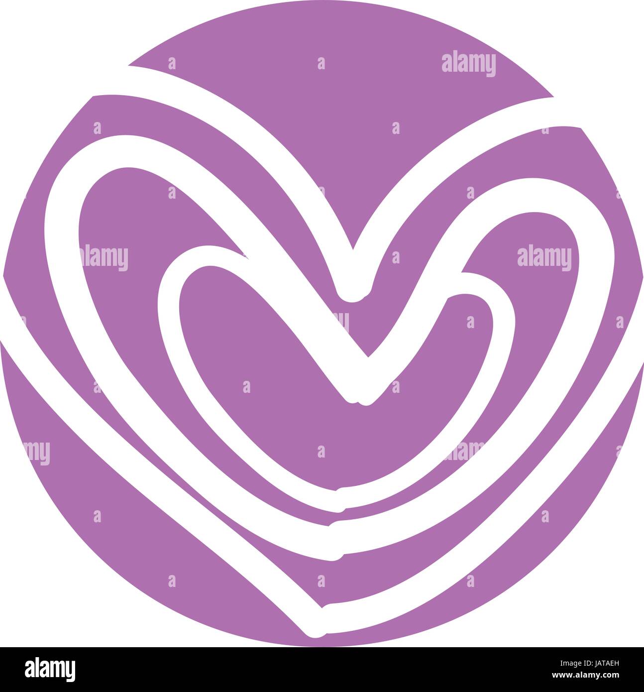beautiful heart drawing icon Stock Vector Image & Art - Alamy