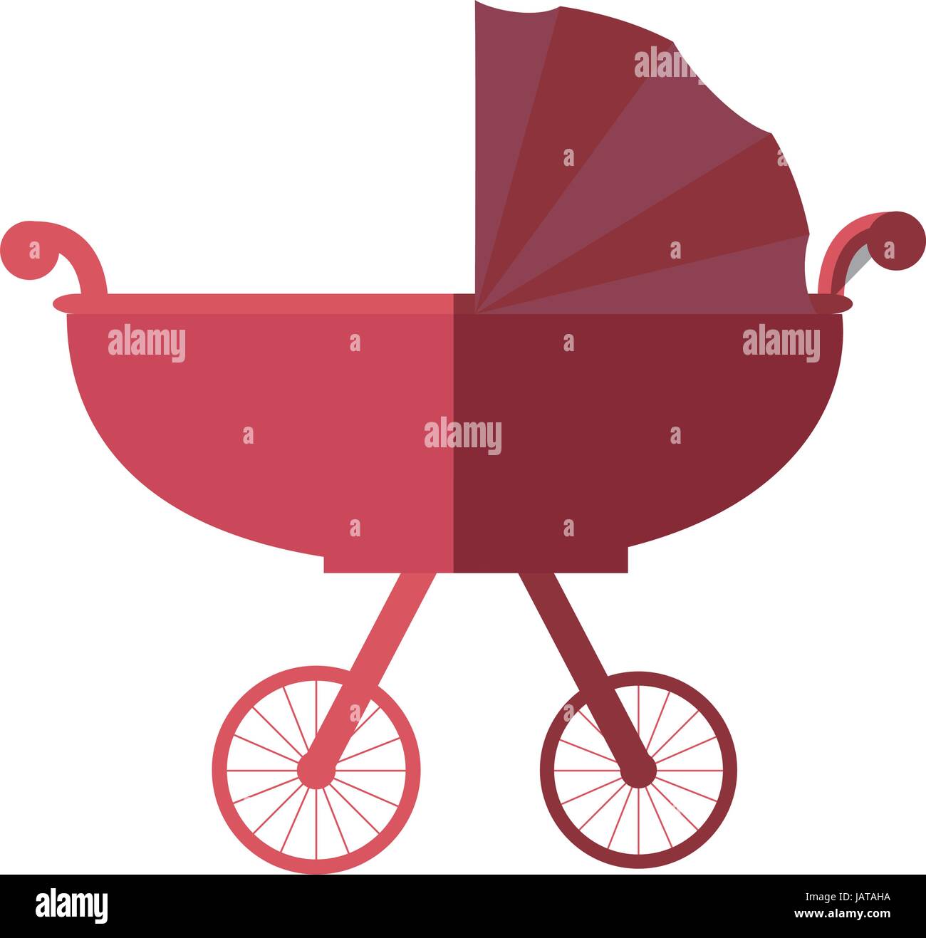 Pushchair cartoon hi-res stock photography and images - Alamy