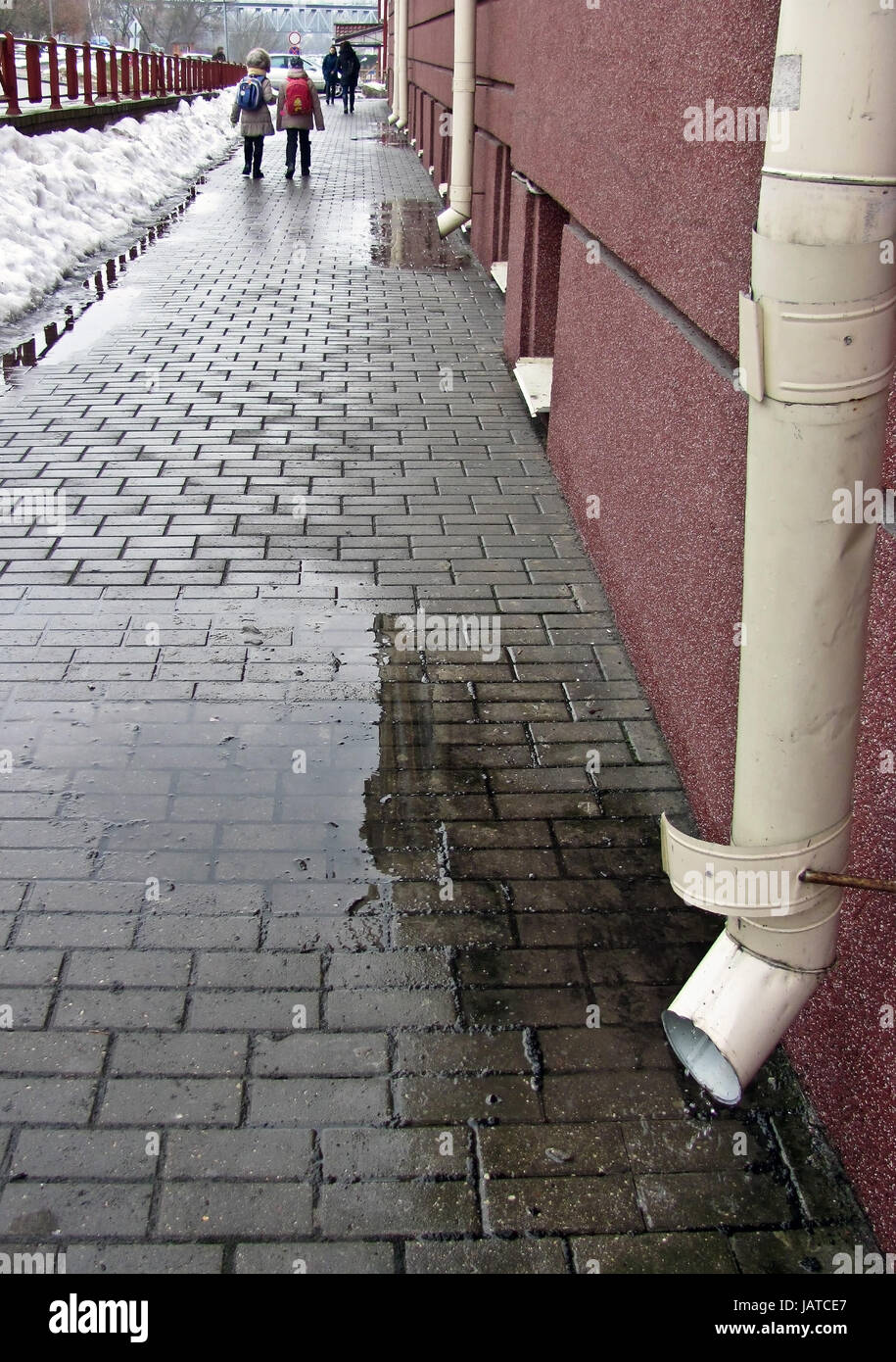 Old rain pipes hi-res stock photography and images - Alamy